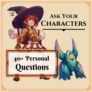 40+ Personal Character Questions – Melissa Bee Newton
